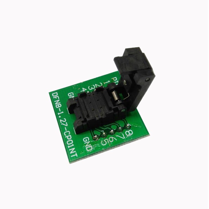 QFN8 DFN8 WSON8 Programming SocketSize 6*8mm-Hong Yi