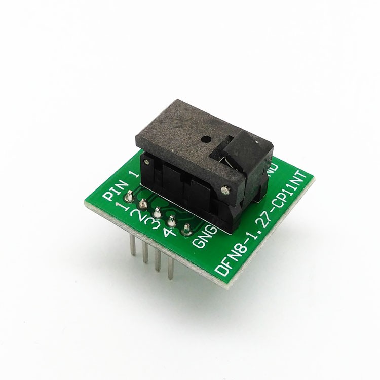 QFN8 DFN8 WSON8 Programming Socket Size 5*6mm-Hong Yi