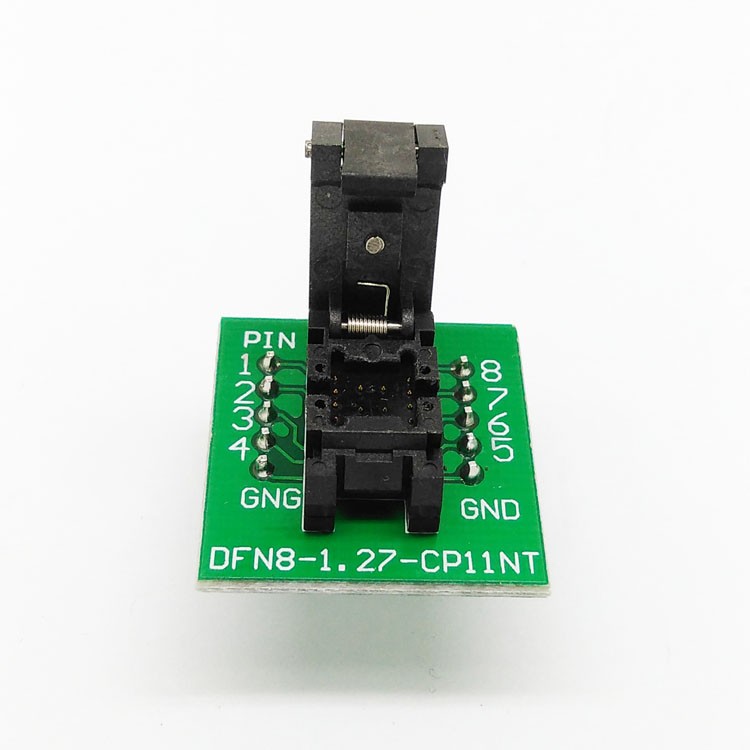 QFN8 DFN8 WSON8 Programming Socket Size 5*6mm-Hong Yi