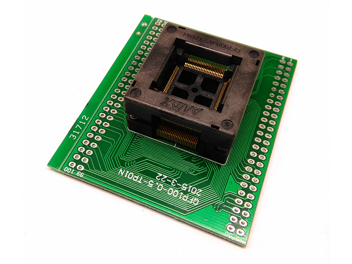 TQFP100 FQFP100 QFP100 to DIP100 Programming Socket